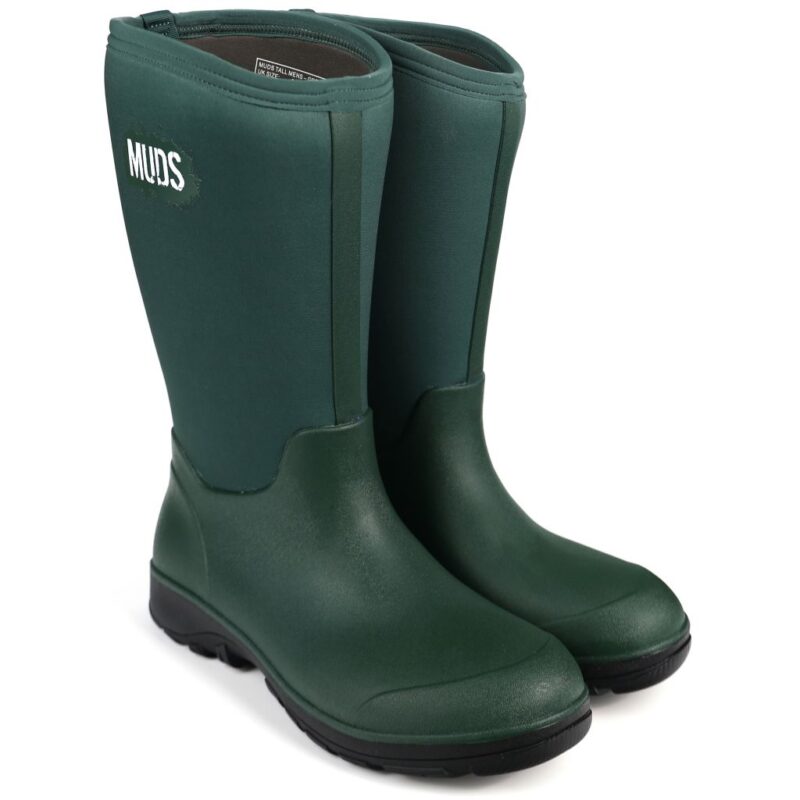 Muds Original Mid, Mens 3/4 Welly in Green | Wellies.com